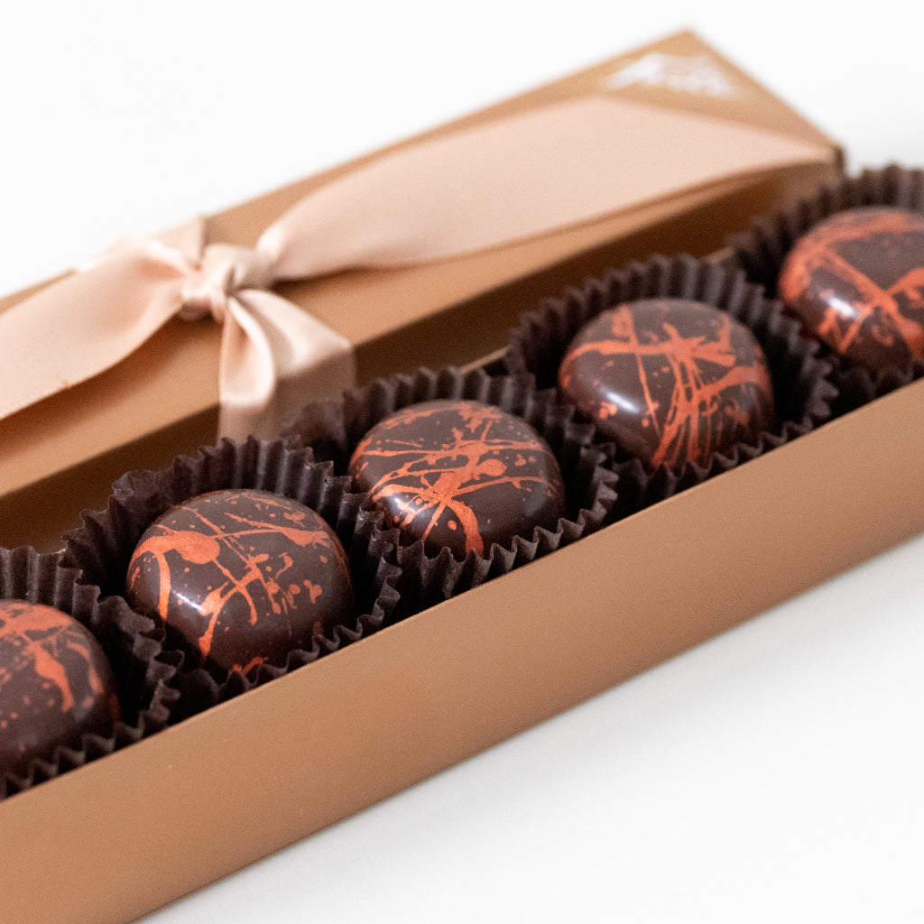 5 piece box of Classic Dark Truffles (Case of 6) – Forte Chocolate ...